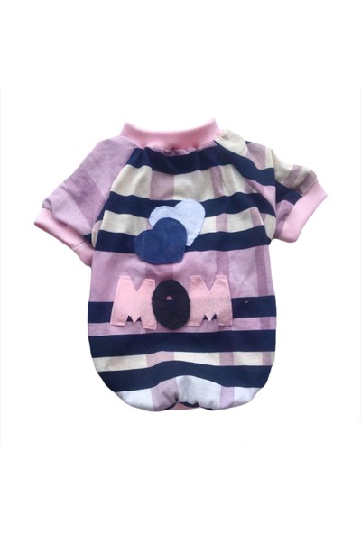 Mixerry Love Mom Oval Yaka Tişört Kedi Kıyafeti Kedi Elbisesi, Anneler Günü Mixerry Love Mom Oval Yaka Tişört Kedi Kıyafeti Kedi Elbisesi, Anneler Günü