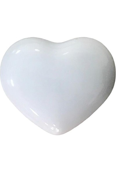 Tomurcuk Porselen Beyaz Kalp Düğme Mobilya Dolap Kulp Tomurcuk Porselen Beyaz Kalp Düğme Mobilya Dolap Kulp