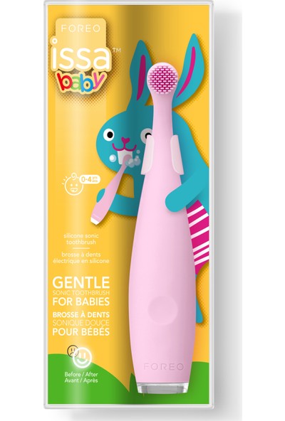 Foreo Issa™ Baby Bebek Diş Fırçası (0-4 Yaş Için), Pearl Pink Bunny Foreo Issa™ Baby Bebek Diş Fırçası (0-4 Yaş Için), Pearl Pink Bunny