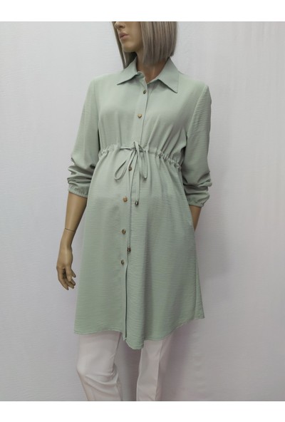 Tria Robadan Bağcıklı Aeorobin Yazlık Hamile Tunik