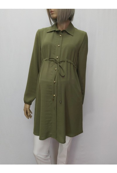 Tria Robadan Bağcıklı Aeorobin Yazlık Hamile Tunik