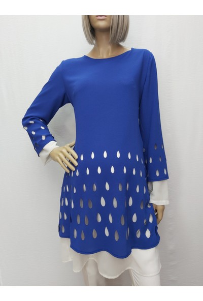 Tria Lazer Kesim Yazlık Hamile Tunik