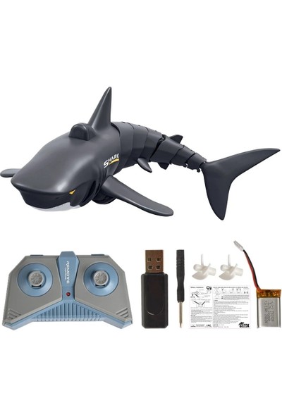 Generic T11 Uzaktan Kumandalı Simülasyon Köpekbalığı Siyah (Yurt Dışından)