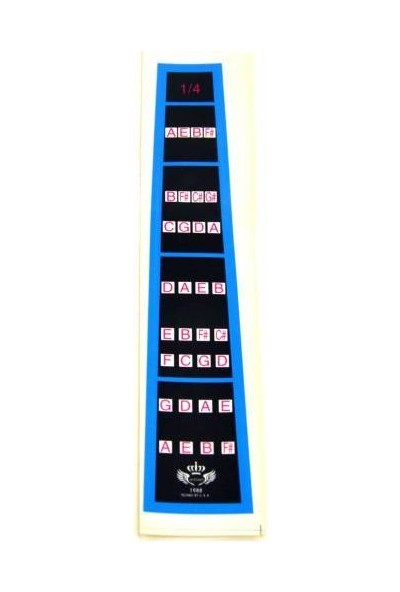 Marla STKK14 Keman Parmak Klavuzu Nota Gösterici 1/4 Keman Marla STKK14 Keman Parmak Klavuzu Nota Gösterici 1/4 Keman