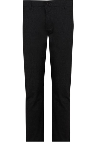Hatemoğlu Siyah Regular Fit Kanvas Pantolon Hatemoğlu Siyah Regular Fit Kanvas Pantolon