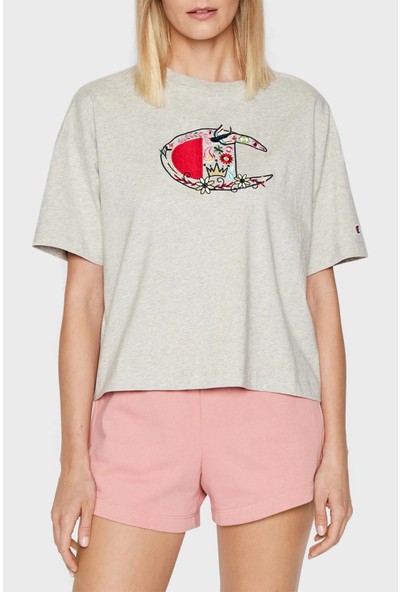 Champion Logolu Regular Fit Bisiklet Yaka % 100 Pamuk T Shirt Bayan T Shirt 115044 Lngymem 028 Champion Logolu Regular Fit Bisiklet Yaka % 100 Pamuk T Shirt Bayan T Shirt 115044 Lngymem 028