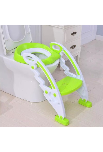 TamamElek Katlanabılır Çocuk Klozit Merdiveni Tuvalet Eğitimi ile Ayarlanabilir Koltuğu