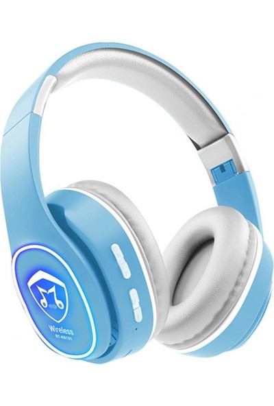 Bluetoothlu 7 Renk LED Işıklı Katlanabilir Stereo Kulaklık Bluetoothlu 7 Renk LED Işıklı Katlanabilir Stereo Kulaklık