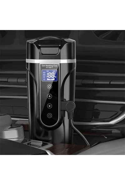 ally mobile Ally 450ML Paslanmaz Çelık Araç Içın 12V-24V Su Isıtıcı Termos