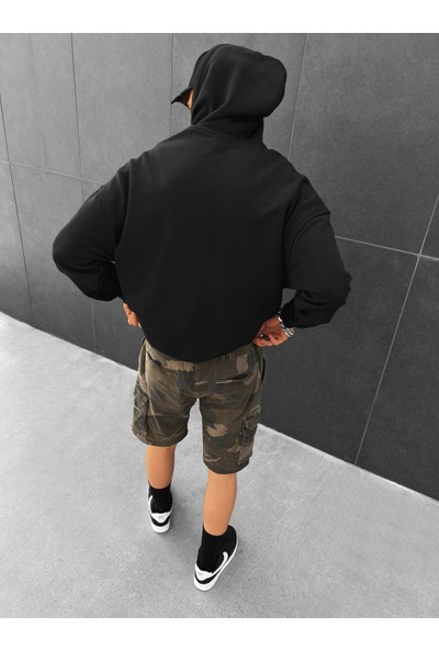 Abluka Online Kamuflaj Kargo Şort Haki