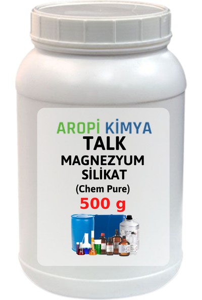 Aropi Kimya Talk Pudra Magnezyum Silikat E553 Chem Pure 500 Gr