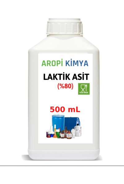 Aropi Kimya Laktik Asit % 80 Food Grade 500 ml Aropi Kimya Laktik Asit % 80 Food Grade 500 ml