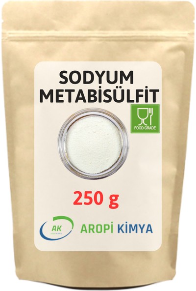 Aropi Kimya Sodyum Metabisülfit Extra Saf 250 Gr