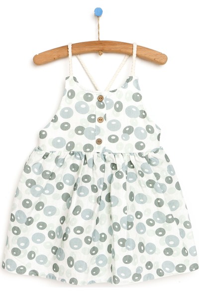 Hellobaby My Favorite Summer Kız Bebek Naturel Askı Detaylı Dokuma Elbise Hellobaby My Favorite Summer Kız Bebek Naturel Askı Detaylı Dokuma Elbise