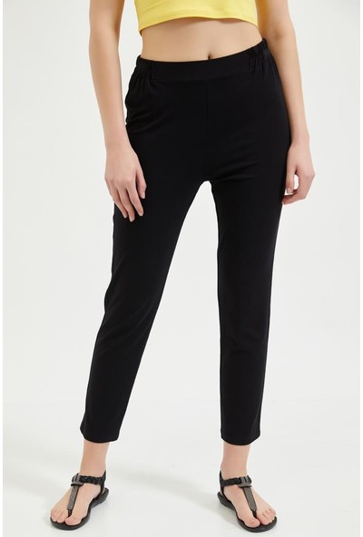 İkiler Beli Lastikli Pantolon 022-2006