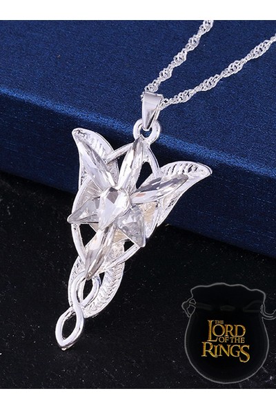 Abbsee 925A Gümüş Elf Kolyesi Arwen Evenstar Akşam Yıldızı Lotr Yüzüklerin Efendisi Abbsee 925A Gümüş Elf Kolyesi Arwen Evenstar Akşam Yıldızı Lotr Yüzüklerin Efendisi