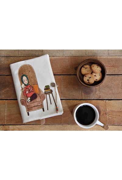 Kitap Kılıfı - Kitapsever (Tesettürlü)