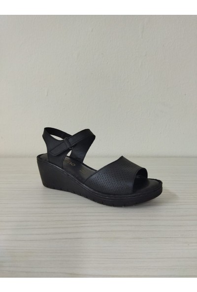 Mix Brand Kadın Deri Günlük Ultra Yumuşak Tabanlı Hafif Tasarım Dolgu Topuk Sandalet Mix Brand Kadın Deri Günlük Ultra Yumuşak Tabanlı Hafif Tasarım Dolgu Topuk Sandalet