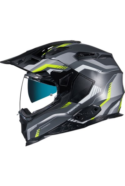 Nexx X.wed 2 Columbus Mat Gri-Neon Sarı Kask (Large Beden) Nexx X.wed 2 Columbus Mat Gri-Neon Sarı Kask (Large Beden)