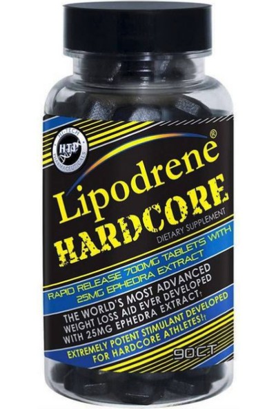 Hi-Tech Pharm Lipodrene Hardcore 90 Tablet Ephedra + Dmha Thermogenic Fat Burner Hi-Tech Pharm Lipodrene Hardcore 90 Tablet Ephedra + Dmha Thermogenic Fat Burner