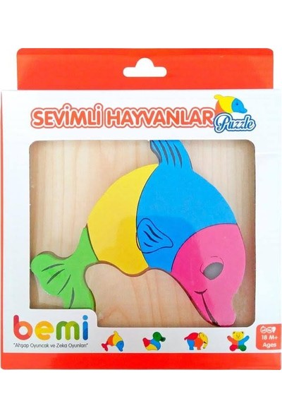 Bemi Yunus Puzzle Renkli Ahşap Yapboz Sevimli Hayvanlar Koordinasyon Geliştirici Standlı Bemi Yunus Puzzle Renkli Ahşap Yapboz Sevimli Hayvanlar Koordinasyon Geliştirici Standlı