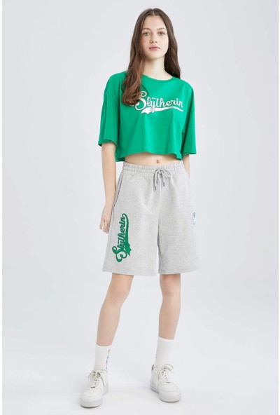 DeFacto Coool Harry Potter Lisanslı Baskılı Ince Kumaş ŞORT X9026AZ22SM DeFacto Coool Harry Potter Lisanslı Baskılı Ince Kumaş ŞORT X9026AZ22SM