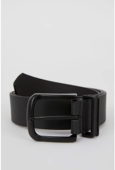 DeFacto Erkek Dikdörtgen Toka Suni Deri Jean KEMERI Y3840AZNS DeFacto Erkek Dikdörtgen Toka Suni Deri Jean KEMERI Y3840AZNS