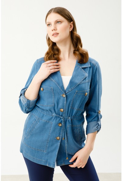 Ekol Gömlek Yaka Trençkot