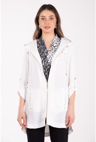 Ekol Kapüşonlu Trençkot