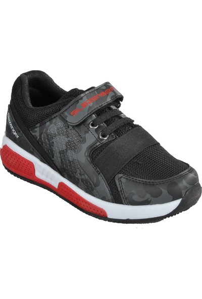 Slazenger Siyah-Kamuflaj Çocuk Spor Ayakkabı