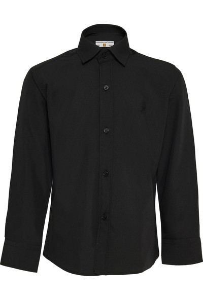 Doctor Junior Erkek Çocuk Siyah Gömlek