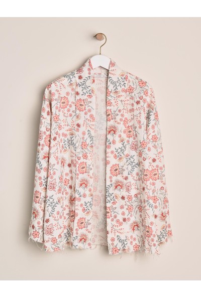 Jimmy Key Kadın Ekru Kimono