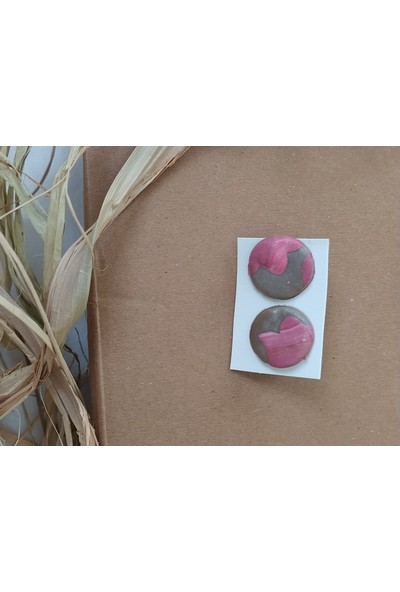 Perfect Women El Yapımı Polimer Kil Küpe El Emeği Tasarım Küpe