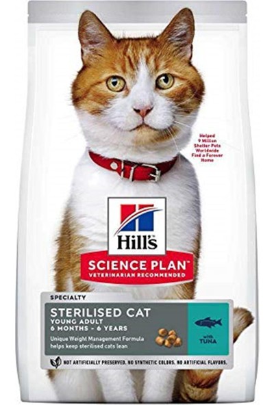 EKS Ticaret Hill Science Plan Genç Yetişkin Kısır Kedi Maması Ton Balıklı 1,5 kg EKS Ticaret Hill Science Plan Genç Yetişkin Kısır Kedi Maması Ton Balıklı 1,5 kg