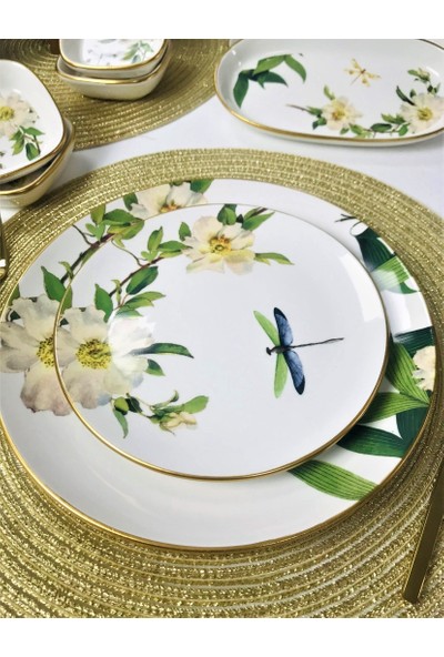 Ülger Seramik Gardenya 6'lı Pasta Tabağı 6 Adet Ülger Seramik Gardenya 6'lı Pasta Tabağı 6 Adet