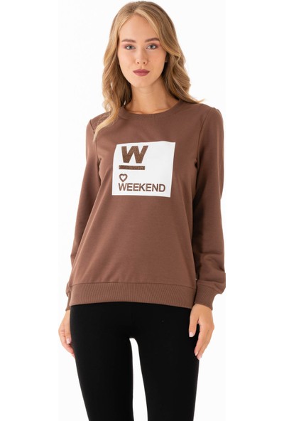 Sogo Weekend Baskılı Sweatshirt Sogo Weekend Baskılı Sweatshirt