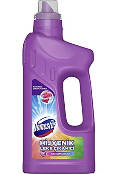 EKS Ticaret Domestos Hijyenik Sıvı Leke Çıkarıcı Tüm Çamaşırlar 1000 ml 1 Adet