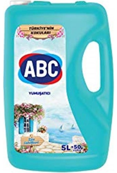 EKS Ticaret Abc 16040-PL Çamaşır Yumuşatıcısı Ege Sahilleri 5l 1 Paket, 1 x 5000 ml
