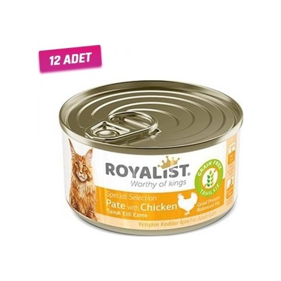 Royalist 12 Adet - Royalist Tavuklu Ezme Tahılsız Yetişkin Fiyatı