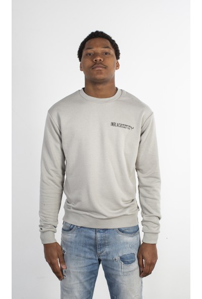 Five Pocket Bisiklet Yaka Sweat - Gri