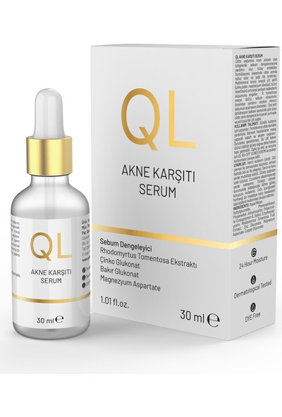 Quality Life Ql Akne Karşıtı Sebum Dengeleyici Serum Quality Life Ql Akne Karşıtı Sebum Dengeleyici Serum