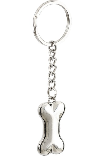 Zekupp Kemik Tasarımlı Köpek Künye Veya Anahtarlık