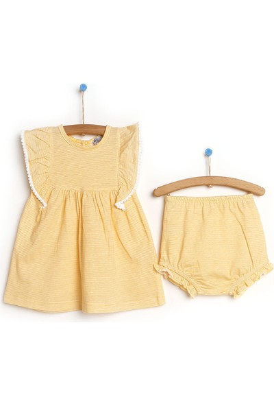 Hello Baby Hellobaby Save The Oceans Kolları Fırfırlı Elbise Hello Baby Hellobaby Save The Oceans Kolları Fırfırlı Elbise