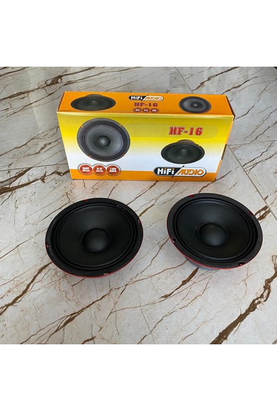 Hifi Audio Hifiaudio 16 cm Profesyonel Midrange 600WATT 125RMS