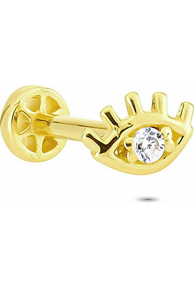 Glorria Altın Göz Tragus Piercing