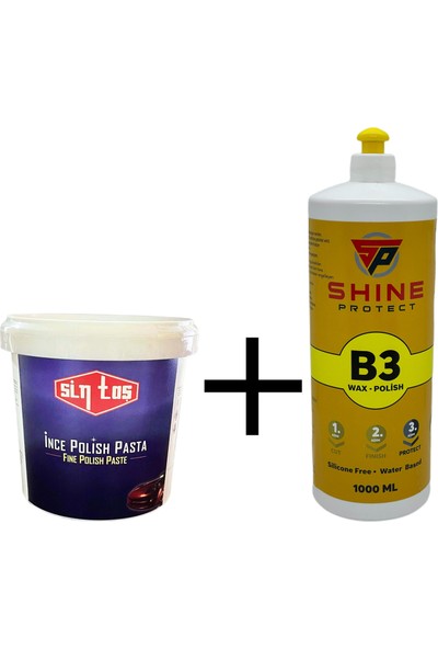 Sintaş Pasta Shine Protect B3 Cila Set
