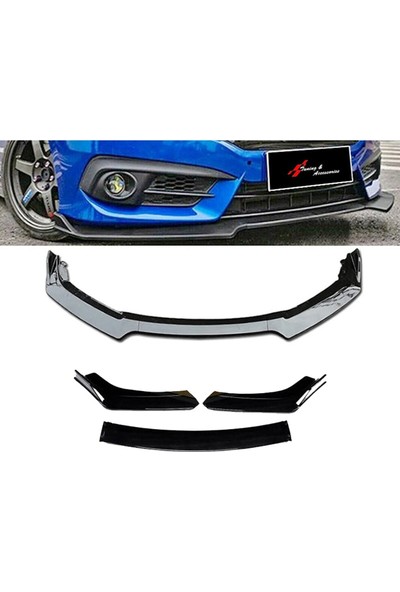 Fiat Stilo 2001-2007 Parlak 3 Parça Siyah Ön Ek Piano Black Lip Fiat Stilo 2001-2007 Parlak 3 Parça Siyah Ön Ek Piano Black Lip