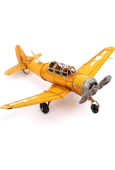 Go İthalat El Yapımı Metal Uçak Maketi