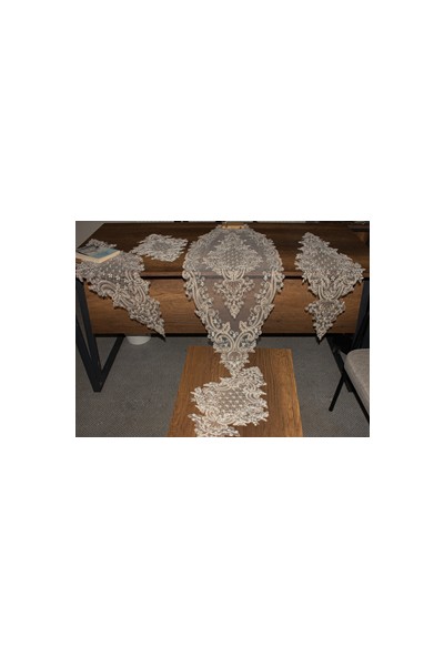 Dantelux EKO-003 Belkıs 5 Parça Salon Takımı