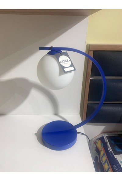 Doqu Home Dream Abajur - Beyaz/mavi Doqu Home Dream Abajur - Beyaz/mavi